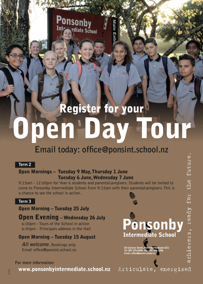 Enrolment – Ponsonby Intermediate